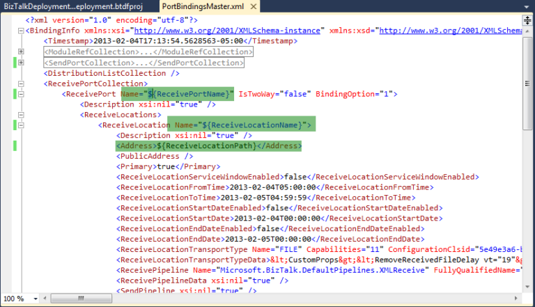 Walkthrough Using BizTalk Deployment Framework (BTDF) – 2 (Using Environment Specific Binding ...